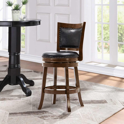 Andover Mills Leda Swivel Bar Counter Stool Reviews Wayfair